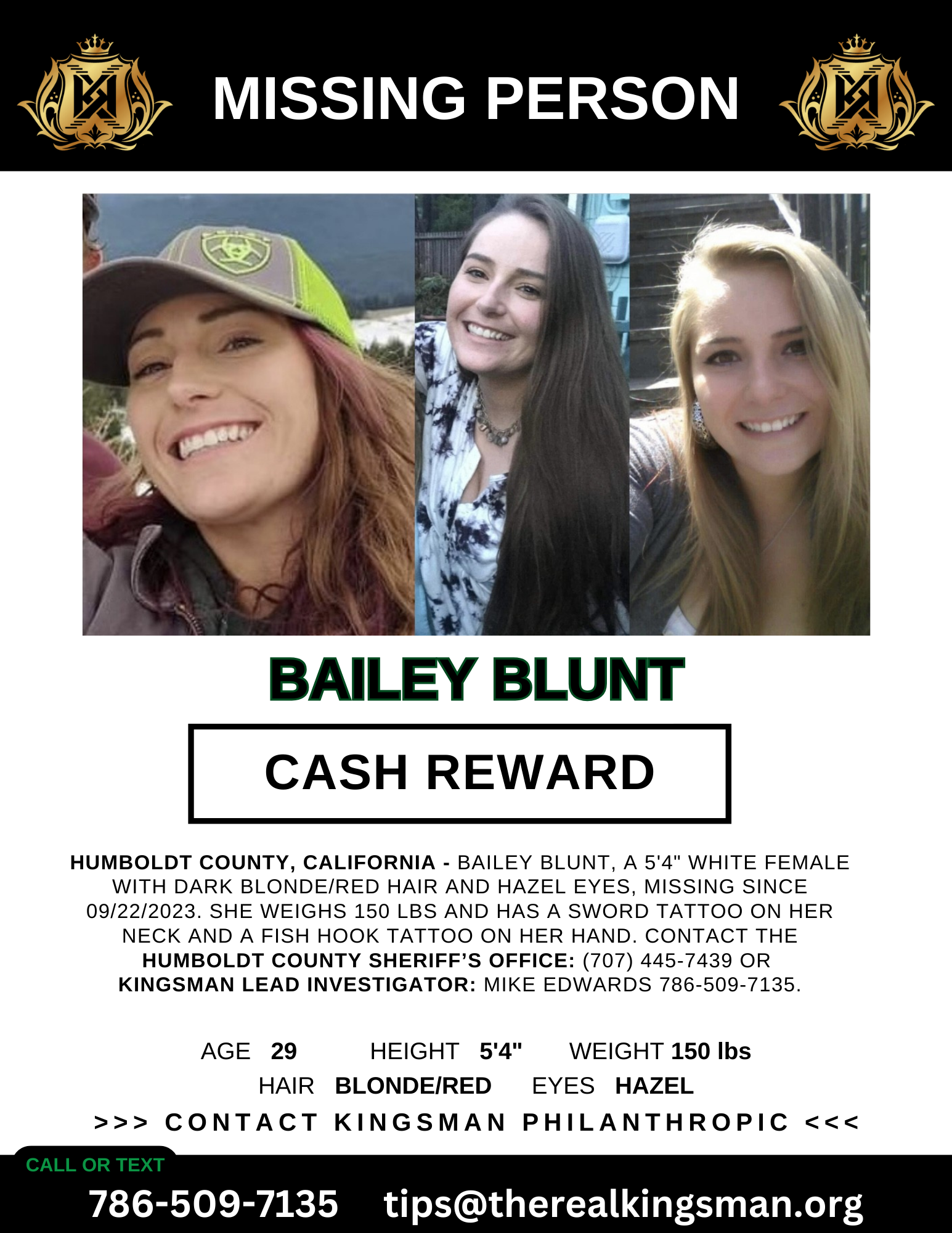 USPA Taps Former Army Ranger to Aid in Bailey Blunt Search