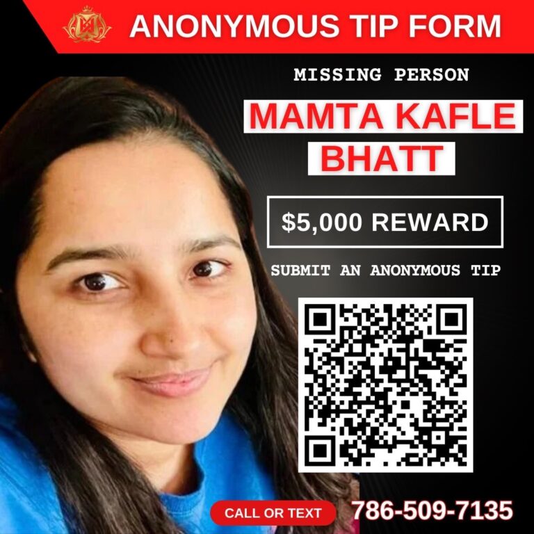 USPA Joins Nancy Grace on Mamta Kafle Bhatt Missing Case